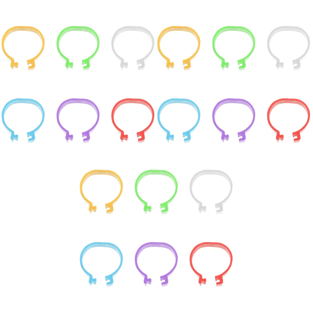 360 Pcs Chicken Drumsticks Chicken Legs Duck Racing Rings Serial Number ...