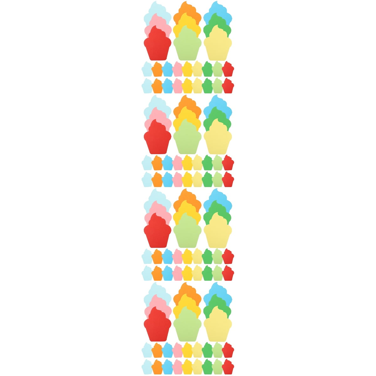 360 Pcs Colored Paper Cutouts Cake Shape Paper Cutouts Kids DIY Paper ...