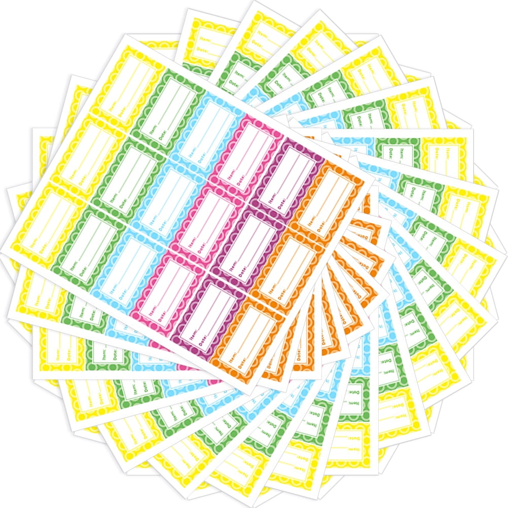 360 Pcs Label Sticker Food Labels for Freezer Kitchen Stickers Storage ...