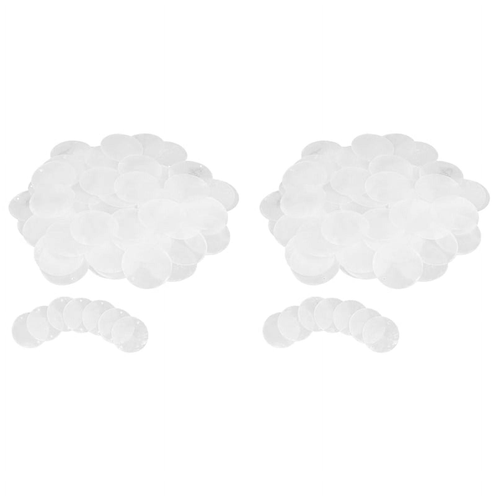 360 Pcs Round Natural Shells Capiz Sea Shells 2 Inch Oyster Shells for ...