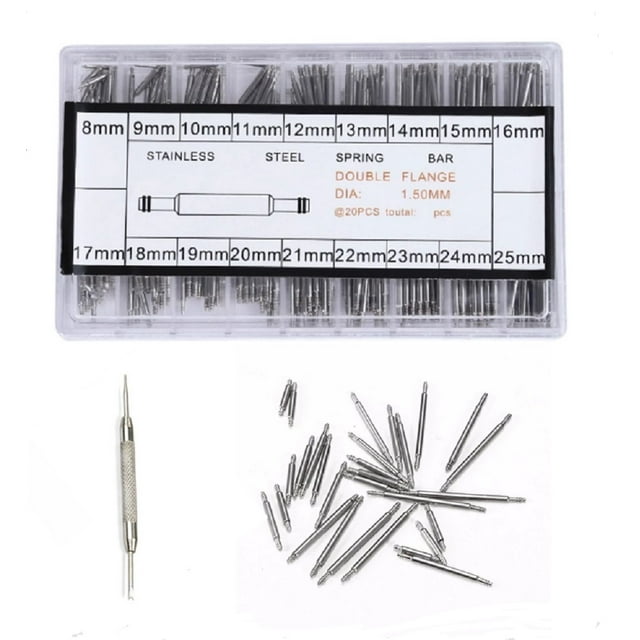 TIKA 360-Piece Watch Band Spring Bars & Link Pins Set – Wrist Parts ...