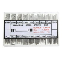 FACEGA 180pcs Stainless Steel Watch Band Spring Bars Strap Link Pins 8 ...