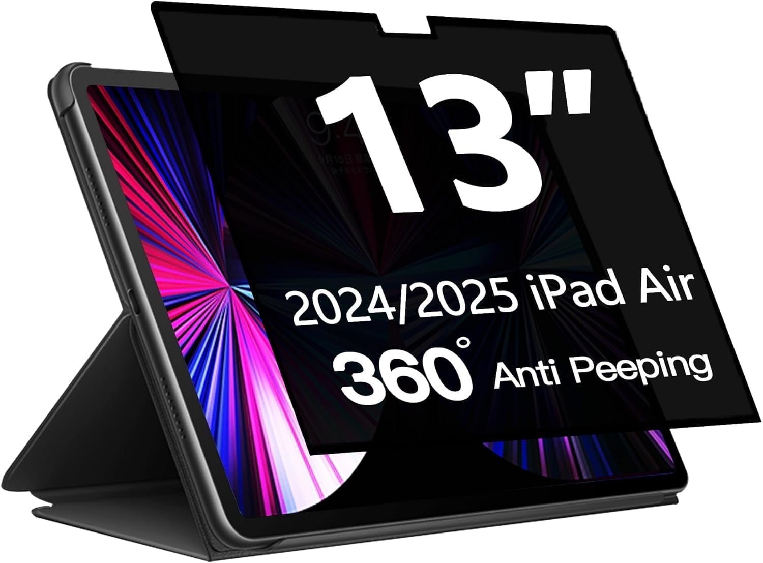 360° Privacy Screen Protector for iPad Air 13 Inch M3/M2 (7th/6th ...
