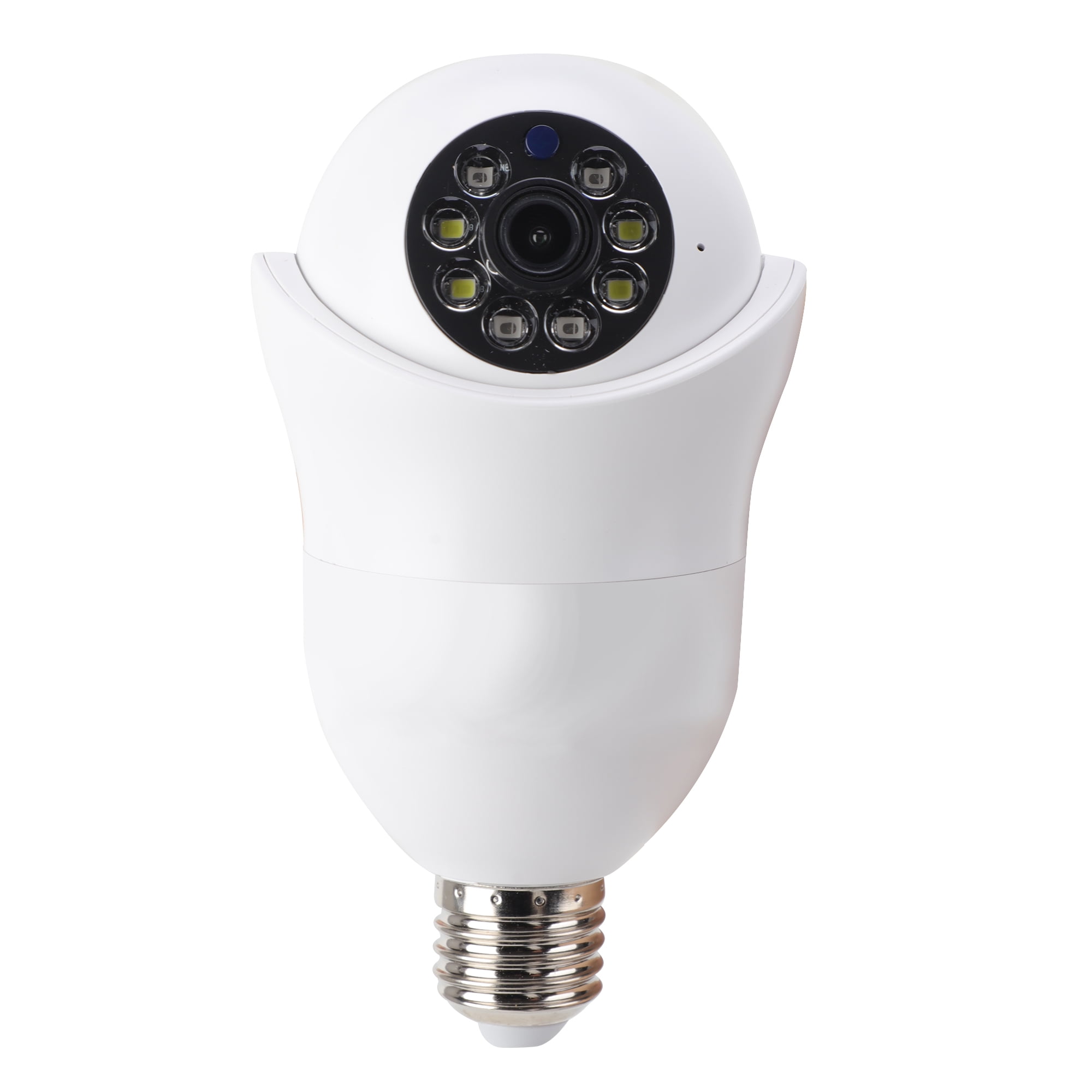 360° Remote Viewing Light Bulb Security Camera Wireless Outdoor Indoor ...