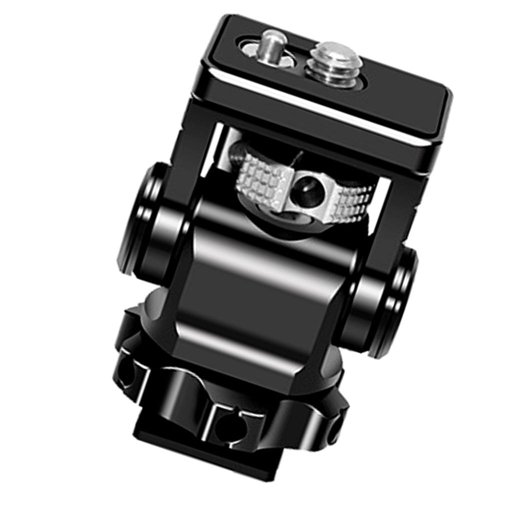 360 Rotatable 180 Tiltable Camera Monitors Mount 1/4" Interfaces Screw ...
