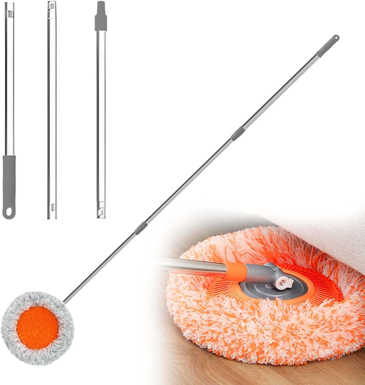 360° Rotatable Adjustable Cleaning Mop, 2025 New Wall Cleaner Mops with ...