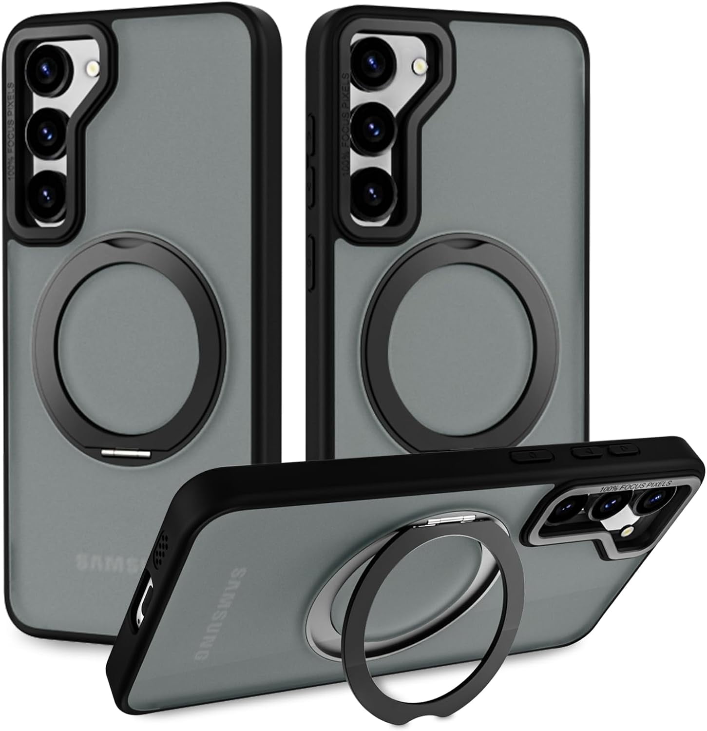 360 ° Rotatable Magnetic Ring Holder for Samsung Galaxy S22 Plus Case Compatible with Magsafe ...