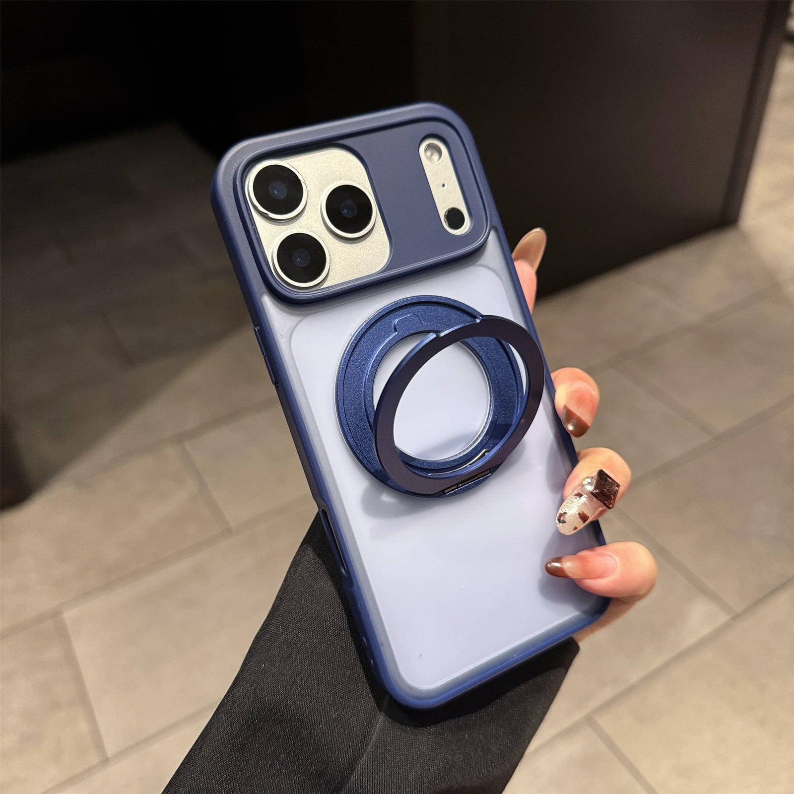 360° Rotatable Magnetic Ring Stand for iPhone 17 Pro Case, Compatible ...