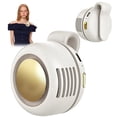 360° Rotatable Portable Mini Clip-on Fan, Portable Silent Bladeless ...