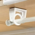 360Â° Rotatable Retractable Rod Holders, Non-Drilling Adhesive Towel ...