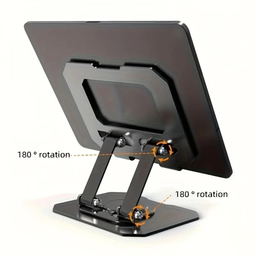 360 ° Rotatable Tablet Stand Adjustable Foldable Desktop Stand Holder ...