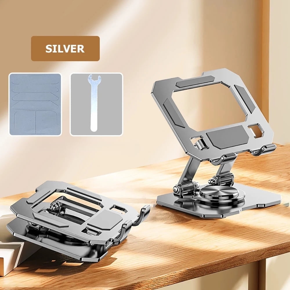 360 ° Rotatable Tablet Stand Adjustable Foldable Desktop Stand Holder ...
