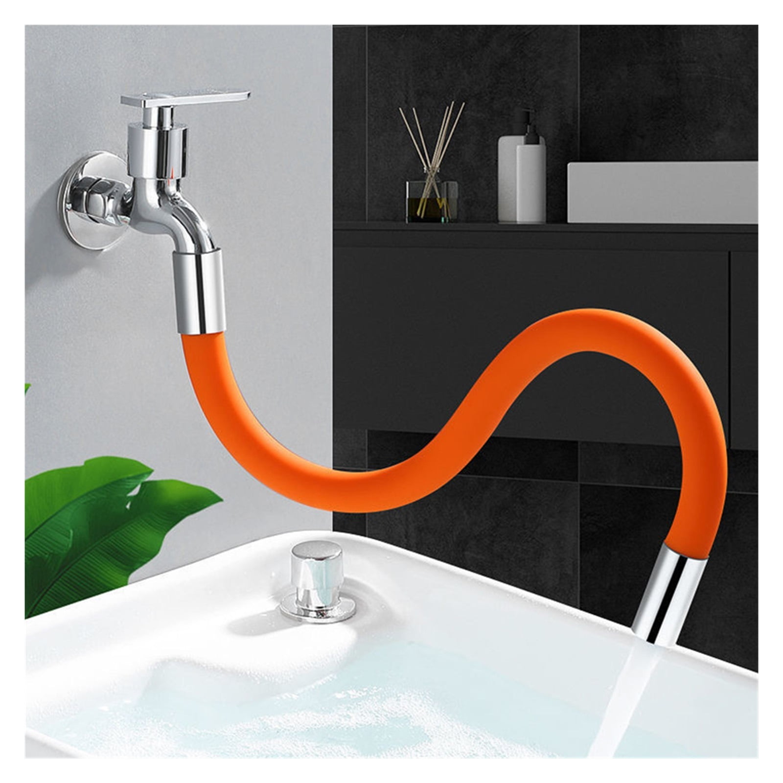 360° Rotatable Universal Silicone Faucet Extender Mop Pool Extension ...