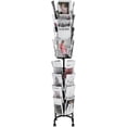 360 ° Rotating 32-Pocket Greeting Card Display Rack with Sign Holder ...