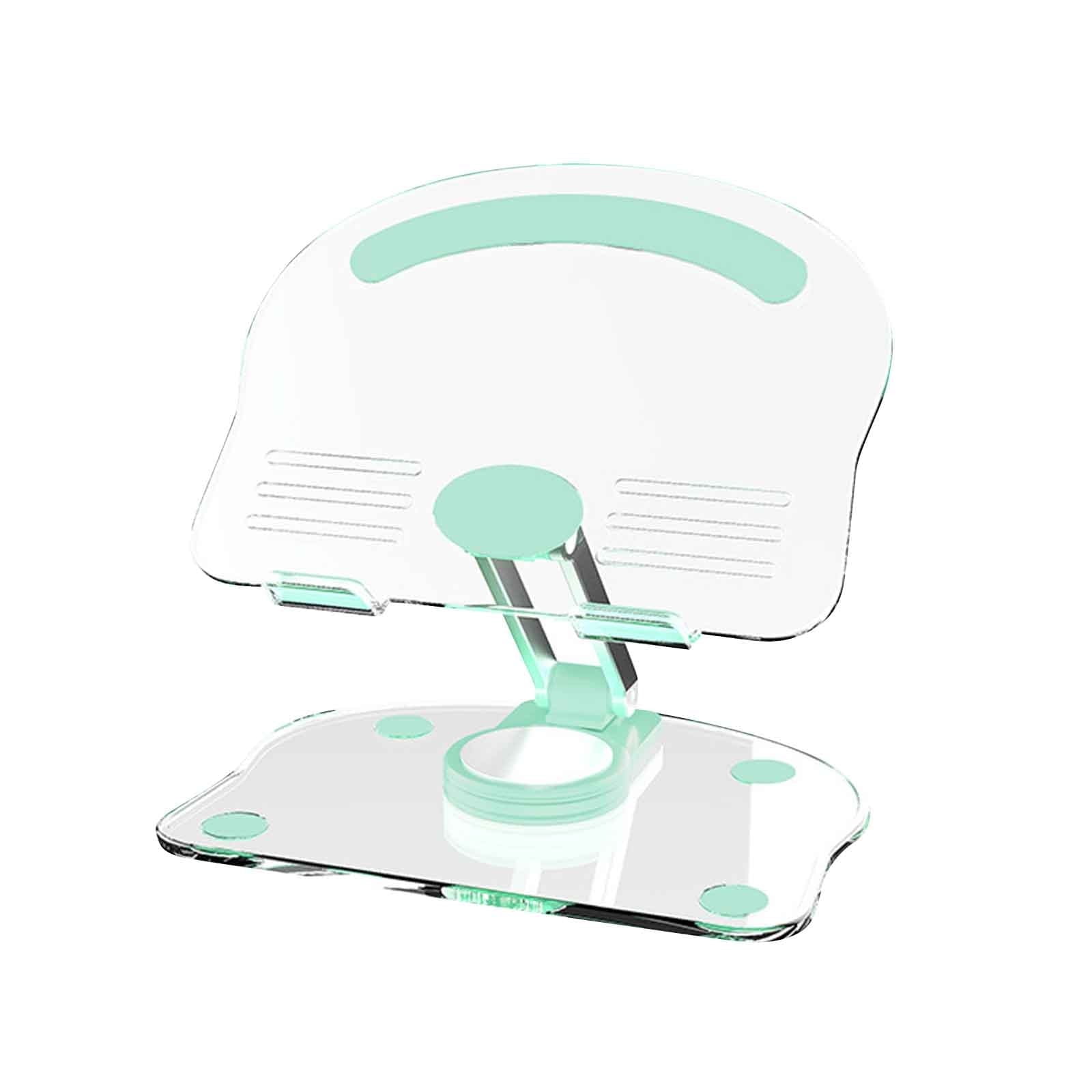 360°Rotating Acrylic Tablet Stand, Foldable Adjustable Transparent ...