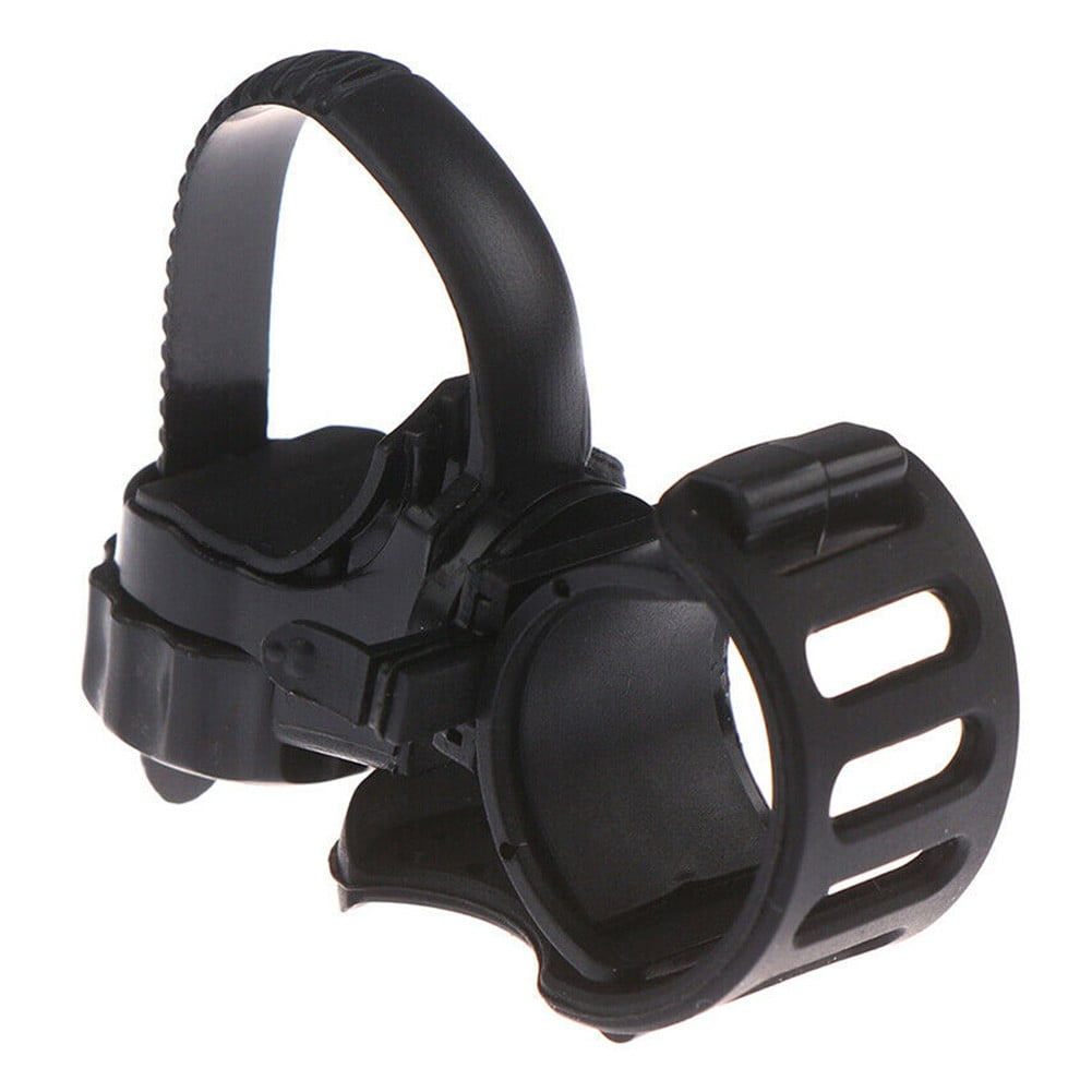 360° Rotating Adjustable Flashlight Clip Lamp Holder Clip Mount Riding ...