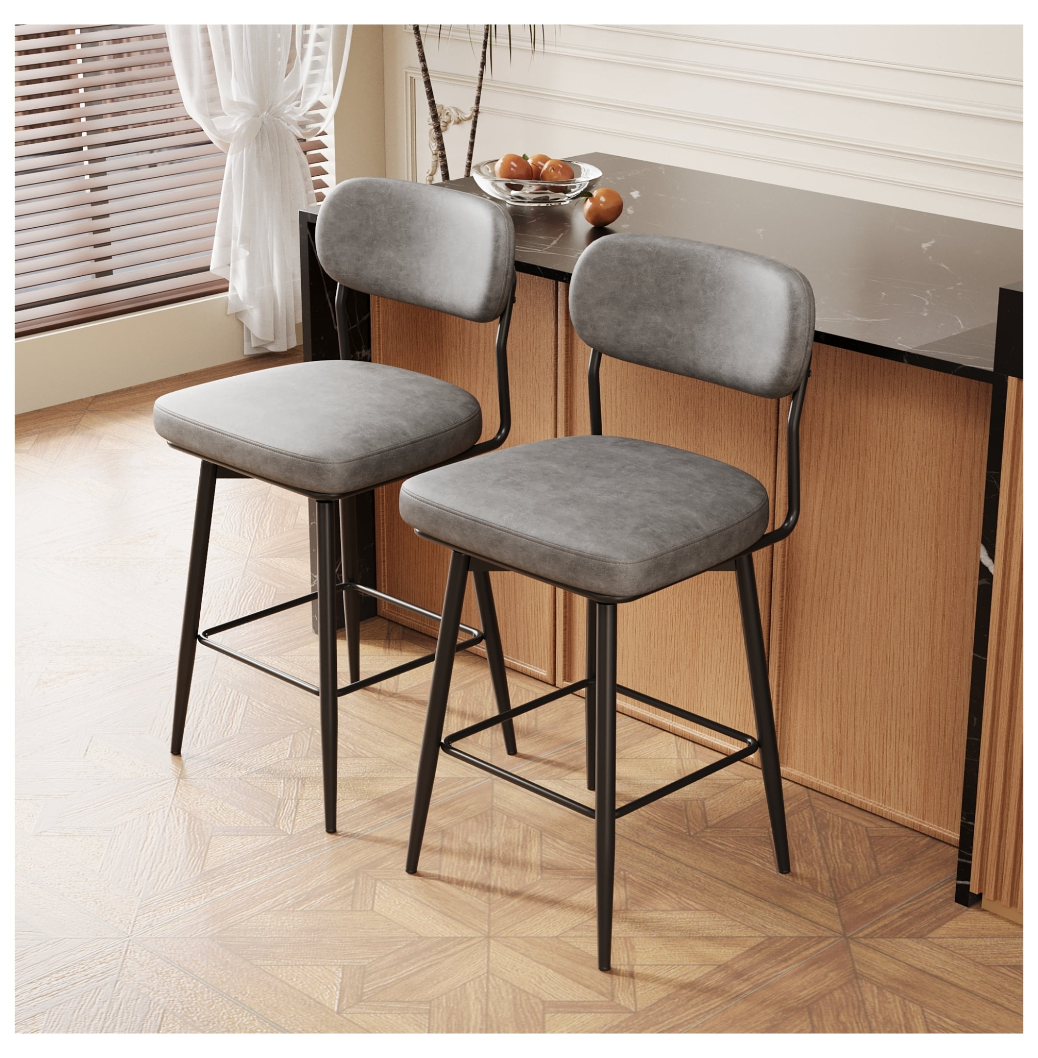 360 ° Rotating Bar Chair Bar Stool bar stools set of 2 piece set with ...