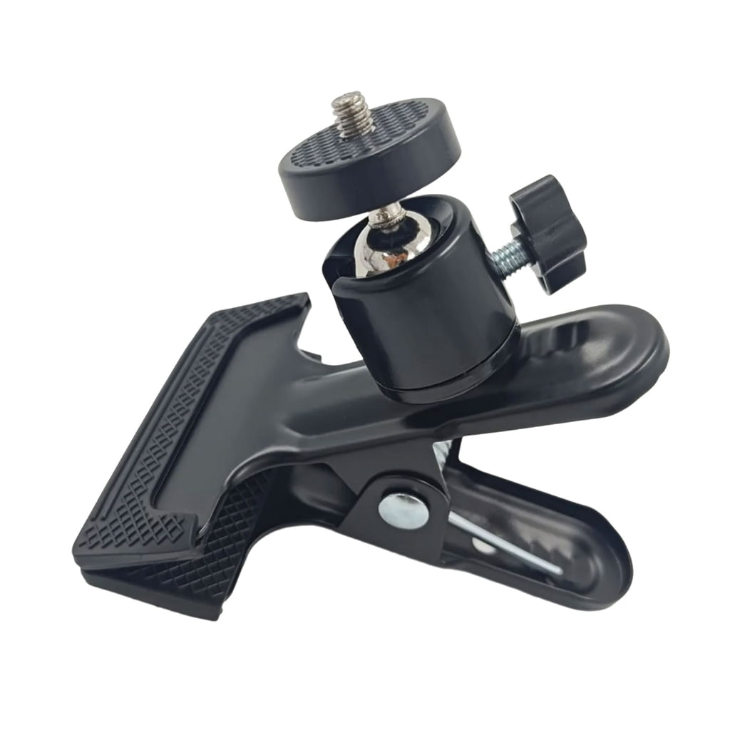 360 Rotating Clamp Professional Camera Mount Ball Head Clamp Adjustable ...