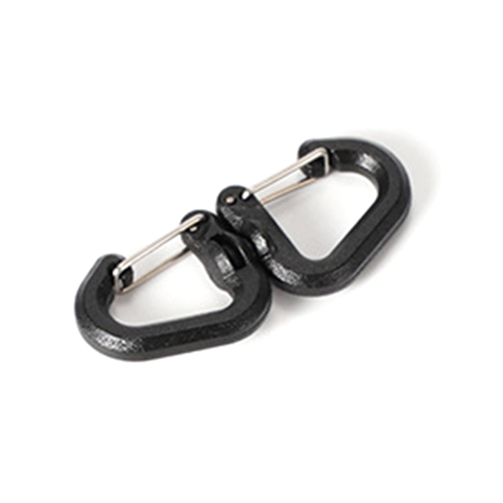 360 Rotating Double Carabiner Outdoor Swivels Clip Portable S Chain ...