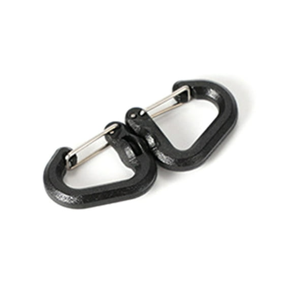 360 Rotating Double Carabiner Outdoor Swivels Clip Portable S Chain ...