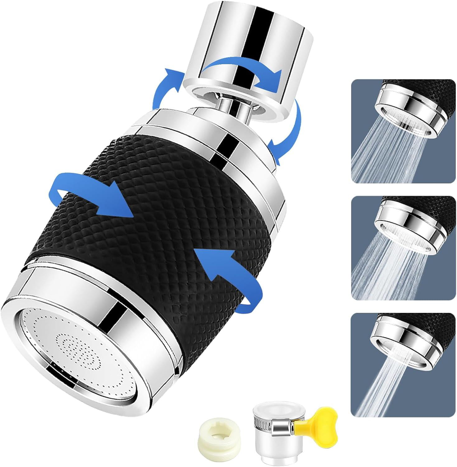 360° Rotating Faucet Filter, Water Saving Faucet Aerator, 360 Degree ...