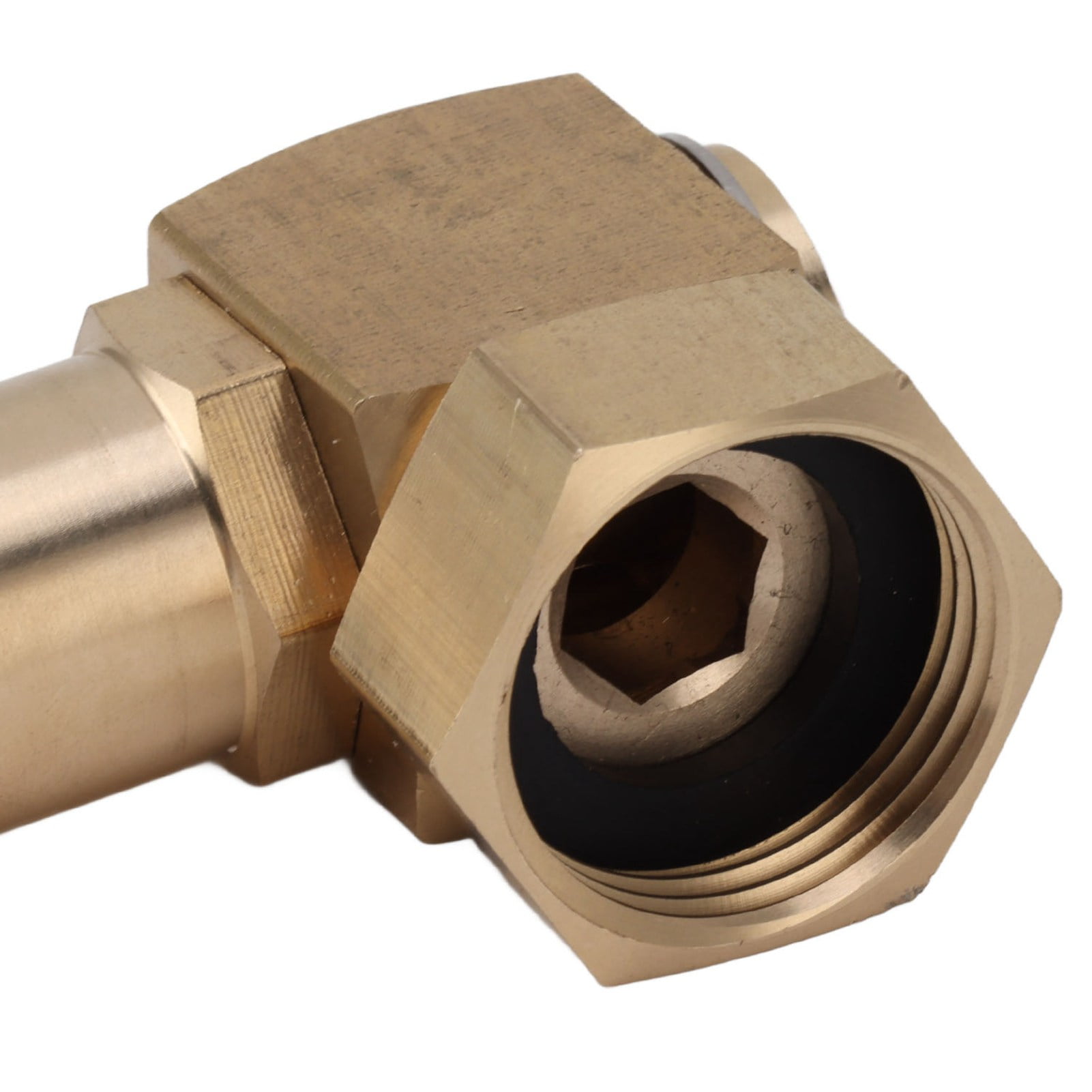 360° Rotating Garden Hose Connector, Brass, Rust,Proof G1/2" Elbow for ...