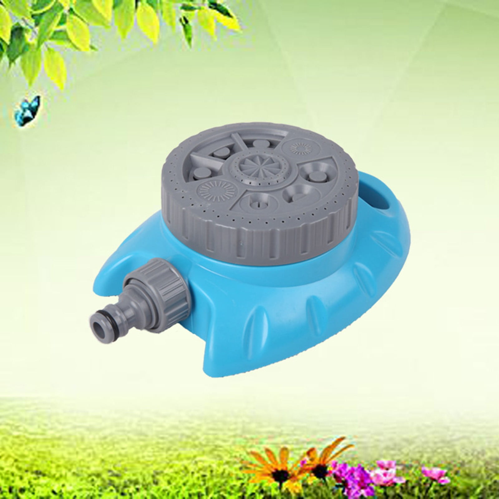 360° Rotating Garden Sprinkler - 9 Pattern Adjustable Water Sprayer ...
