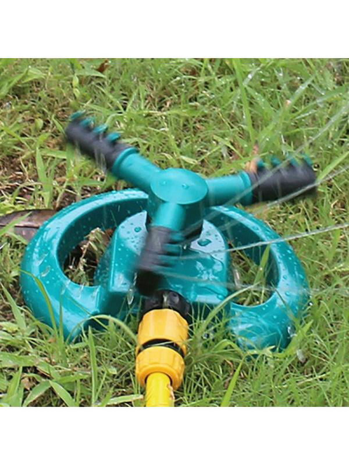 360° Rotating Garden Sprinkler Lawn Automatic Watering Irrigation 3 ...