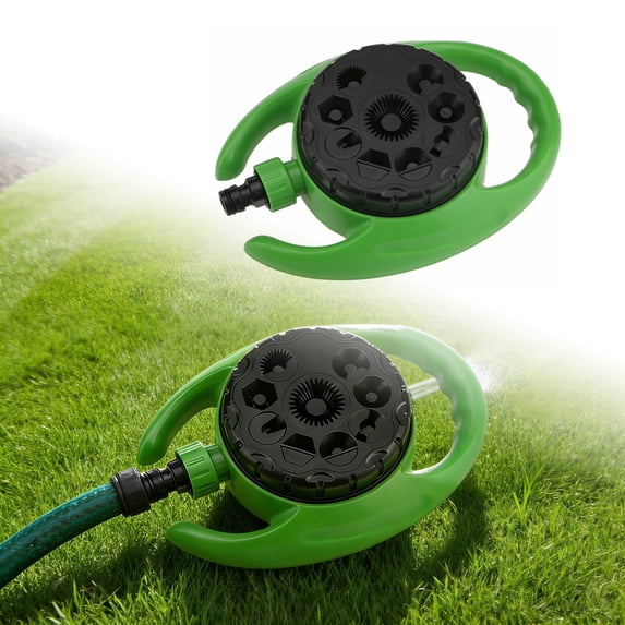 360 Rotating Garden Sprinkler with Nine Adjustable Modes for Large Yard ...