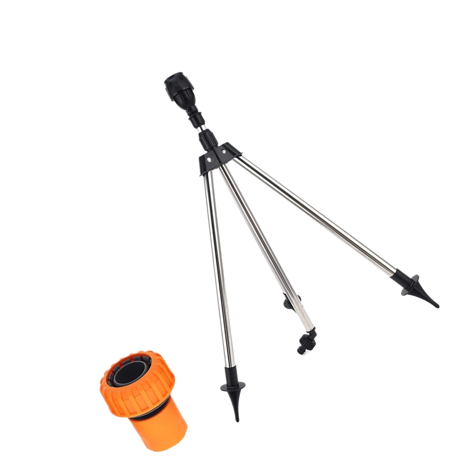 360 Rotating Garden Sprinkler On Adjustable Tripod Base 1Inch Hose ...