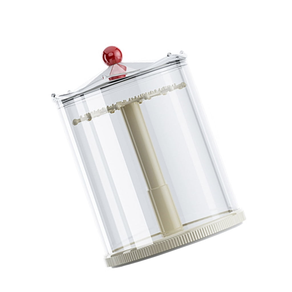360 Rotating Keychain Display Stand with Multi Layer Storage, Clear ...