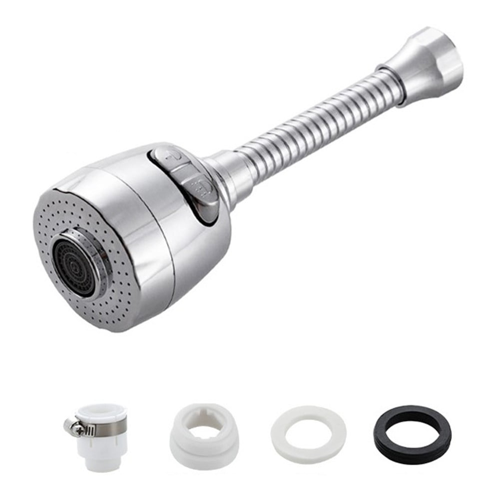 360 Rotating Kitchen Faucet Aerator Extender with Anti-Splash Universal ...