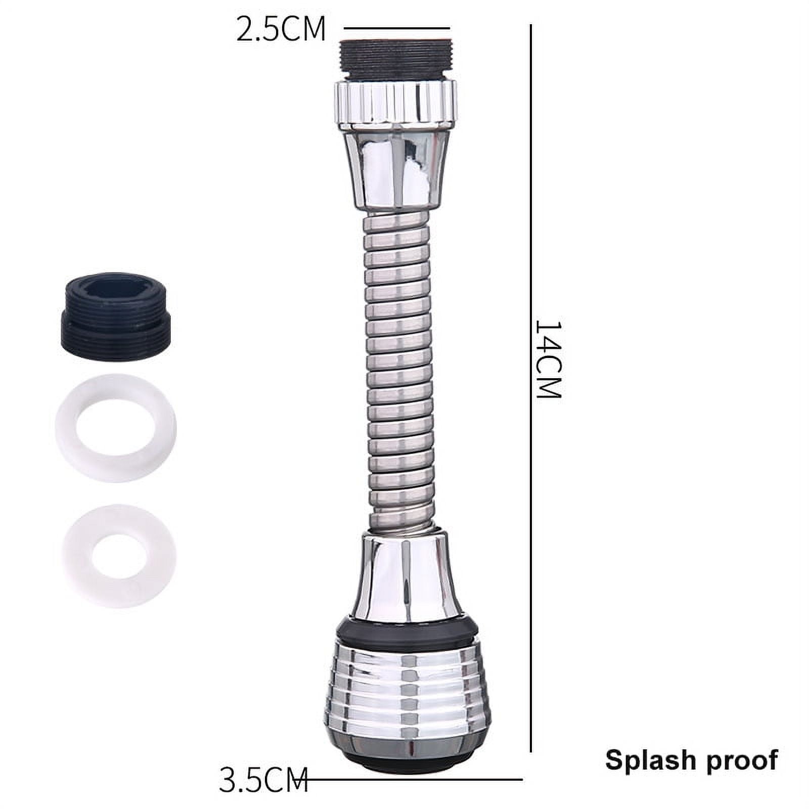 360 Rotating Kitchen Faucet Extender High Pressure Faucet Aerator Water ...