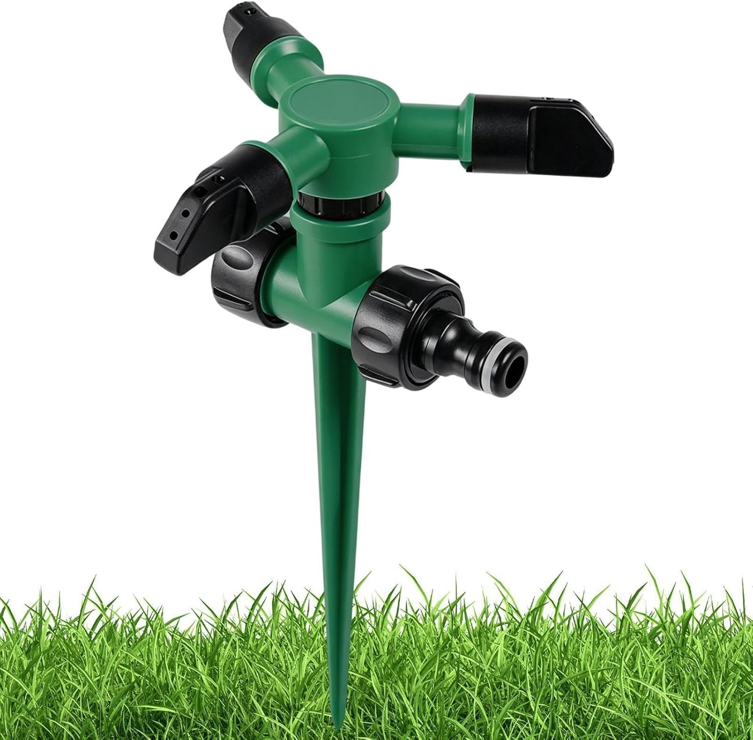 Garden Sprinkler 360 Rotating Adjustable Counterweight Wide Coverage ...