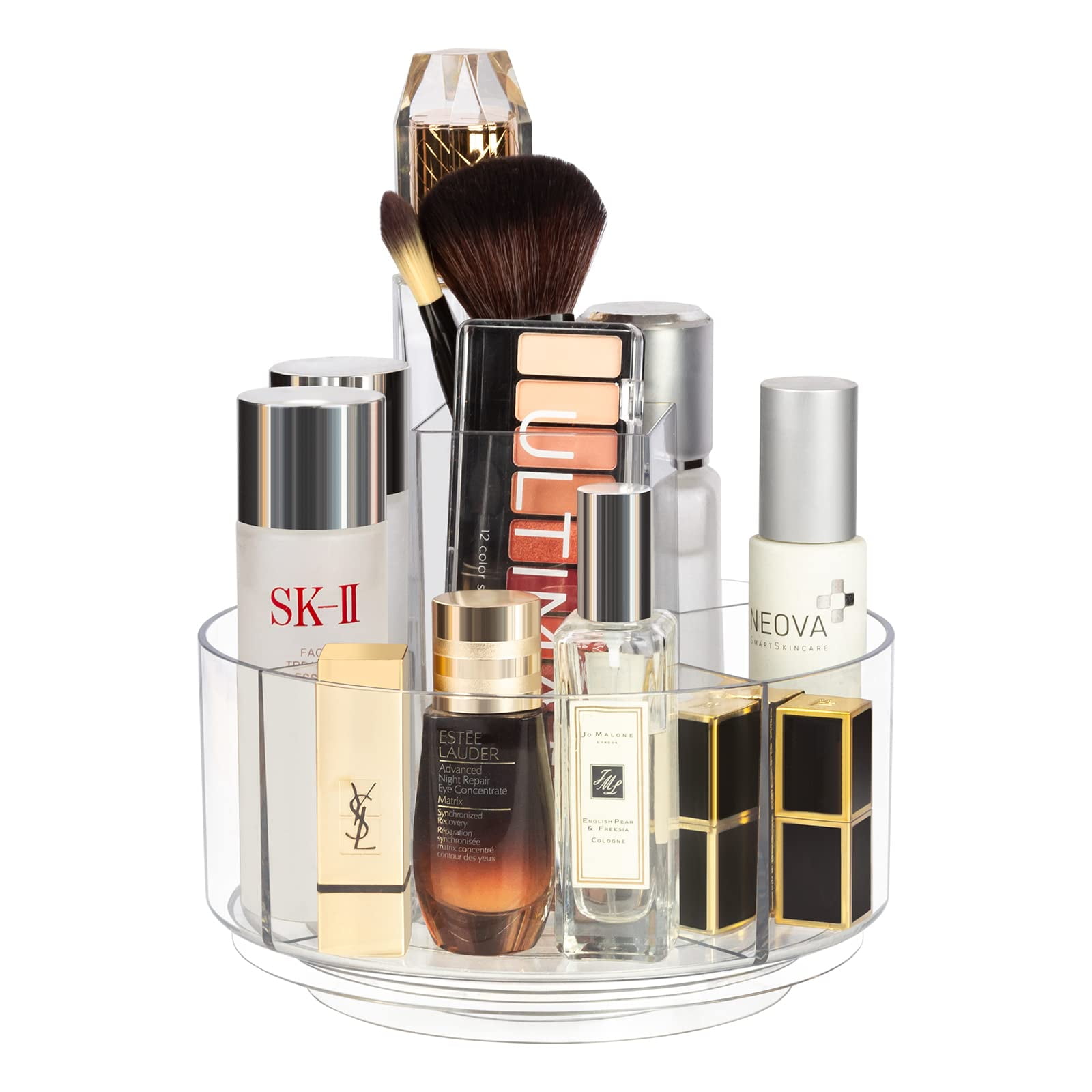 360° Rotating Makeup Organizer KEF16 Clear Turntable Lazy Organizer for ...