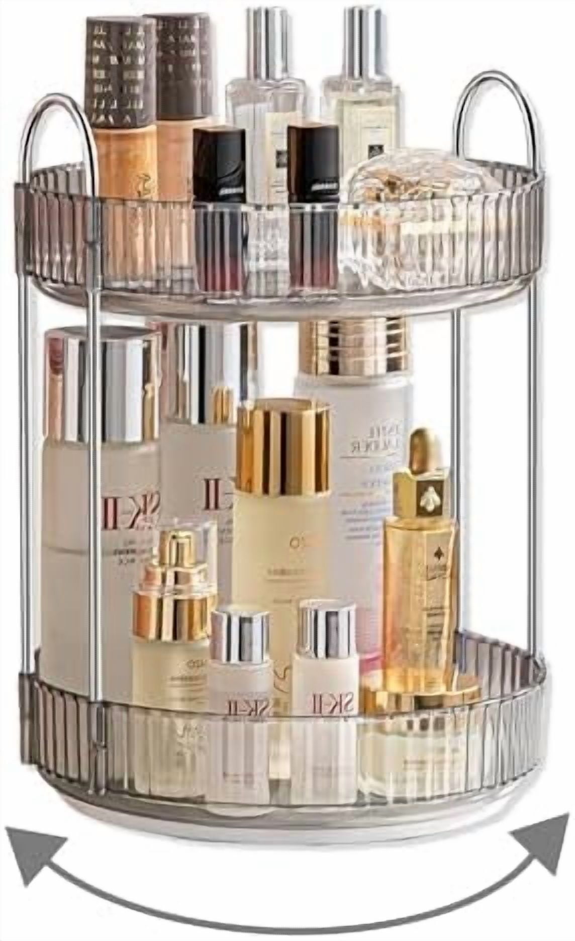 360 Rotating Makeup Organizer for Vanity,Bathroom Countertop Organizer ...