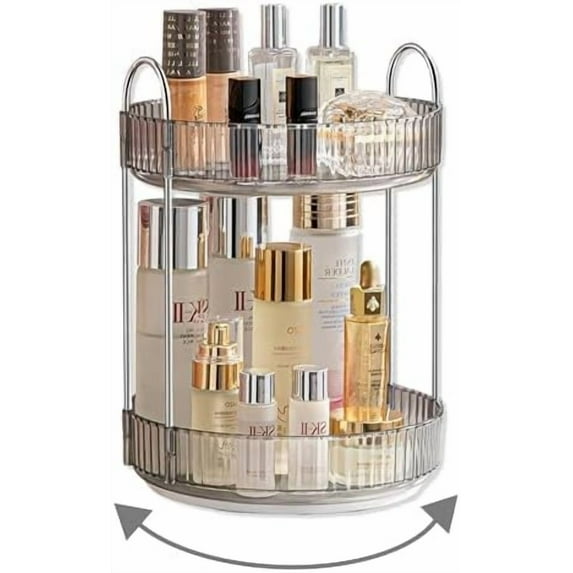 360 Rotating Makeup Organizer for Vanity,Bathroom Countertop Organizer ...