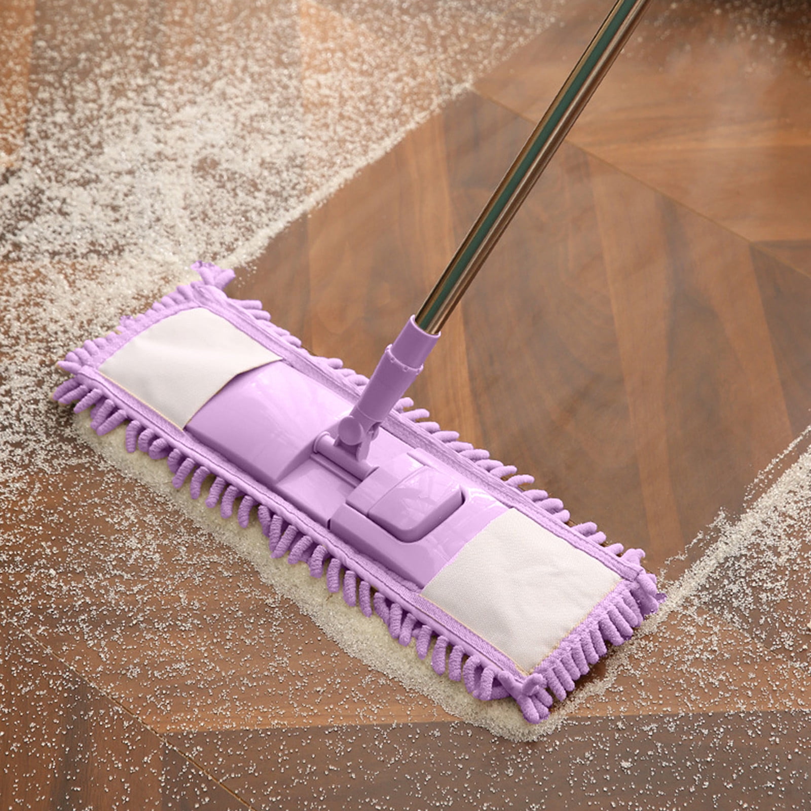360° Rotating Microfiber Dust Mop, Hardwood Floor Mop, Dust Flat Mop ...