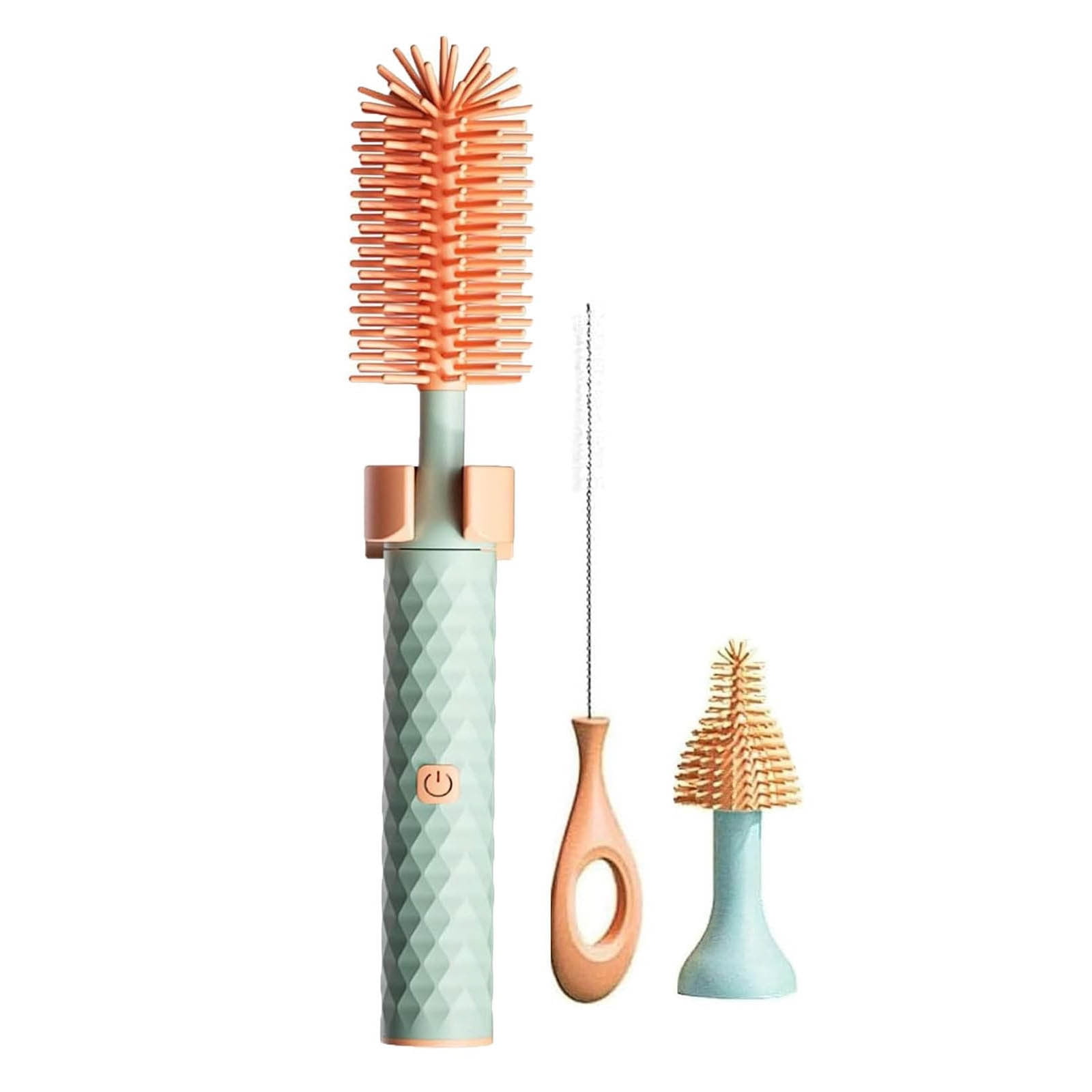 360 Rotating Scrubber for Deep Cleaning Narrow Neck Containers and ...