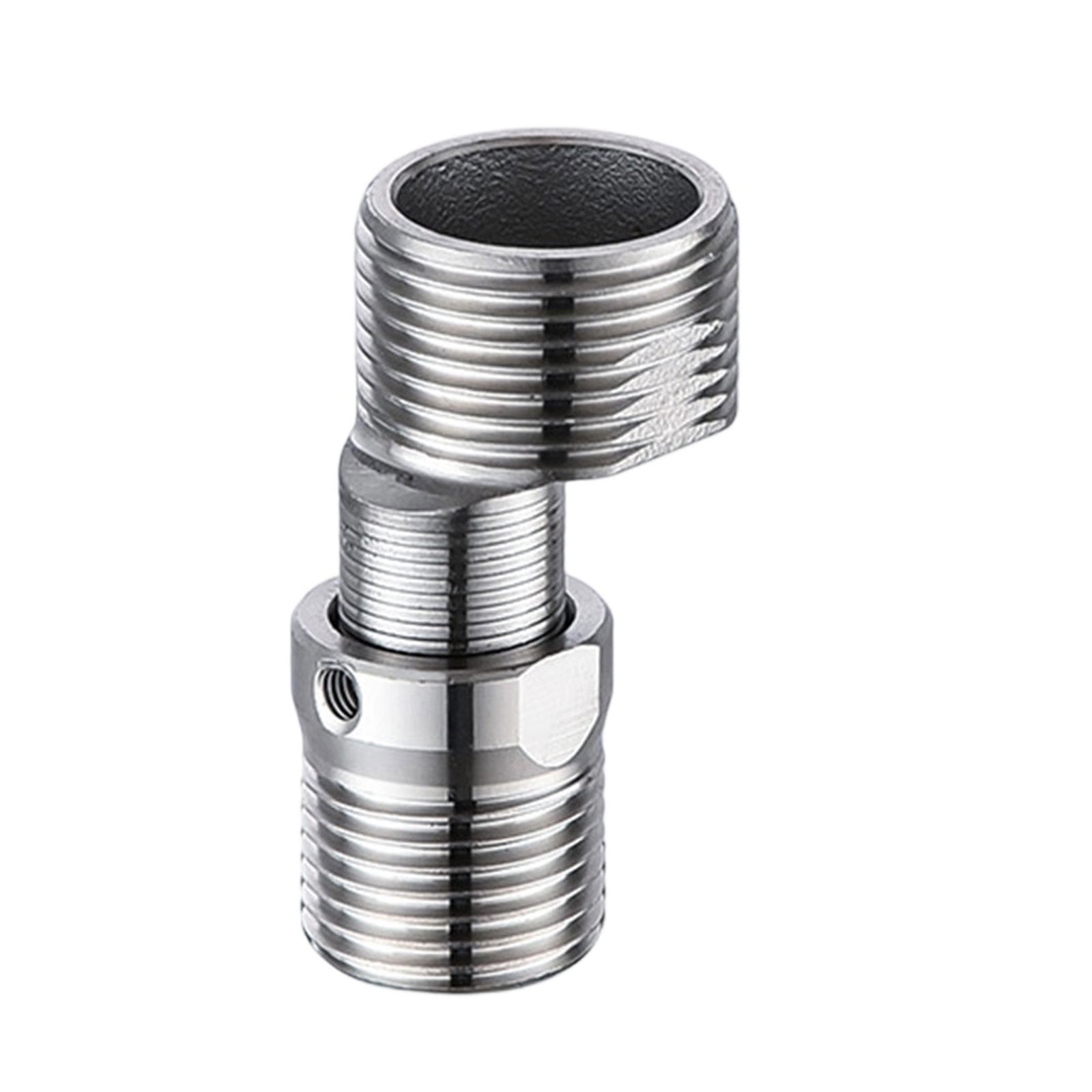 360 Rotating Shower Faucet Adapters Stainless Steels Angled Curved Foot ...