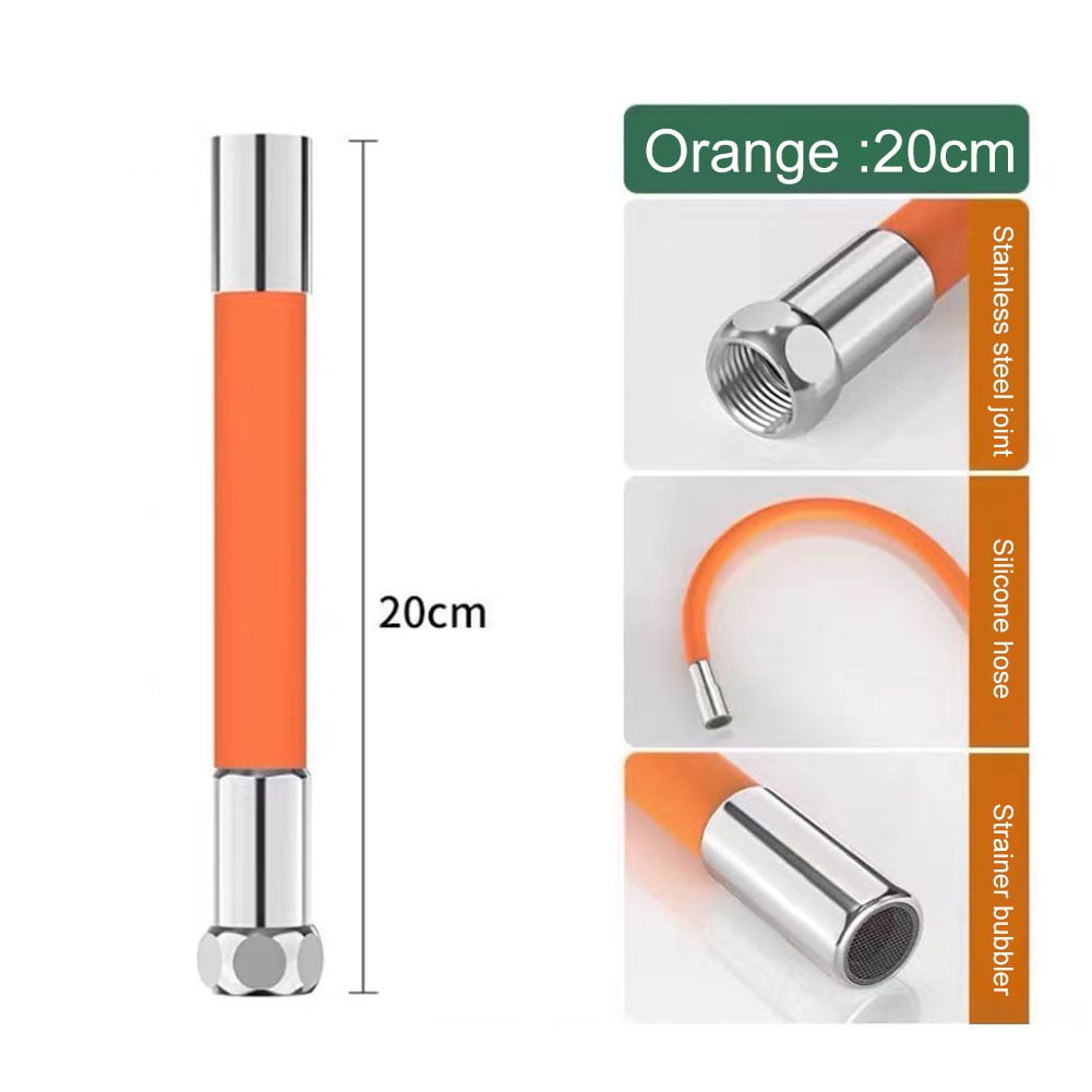 360掳 Rotating Silica Gel Faucet Extender, Bending Bathroom Faucet ...