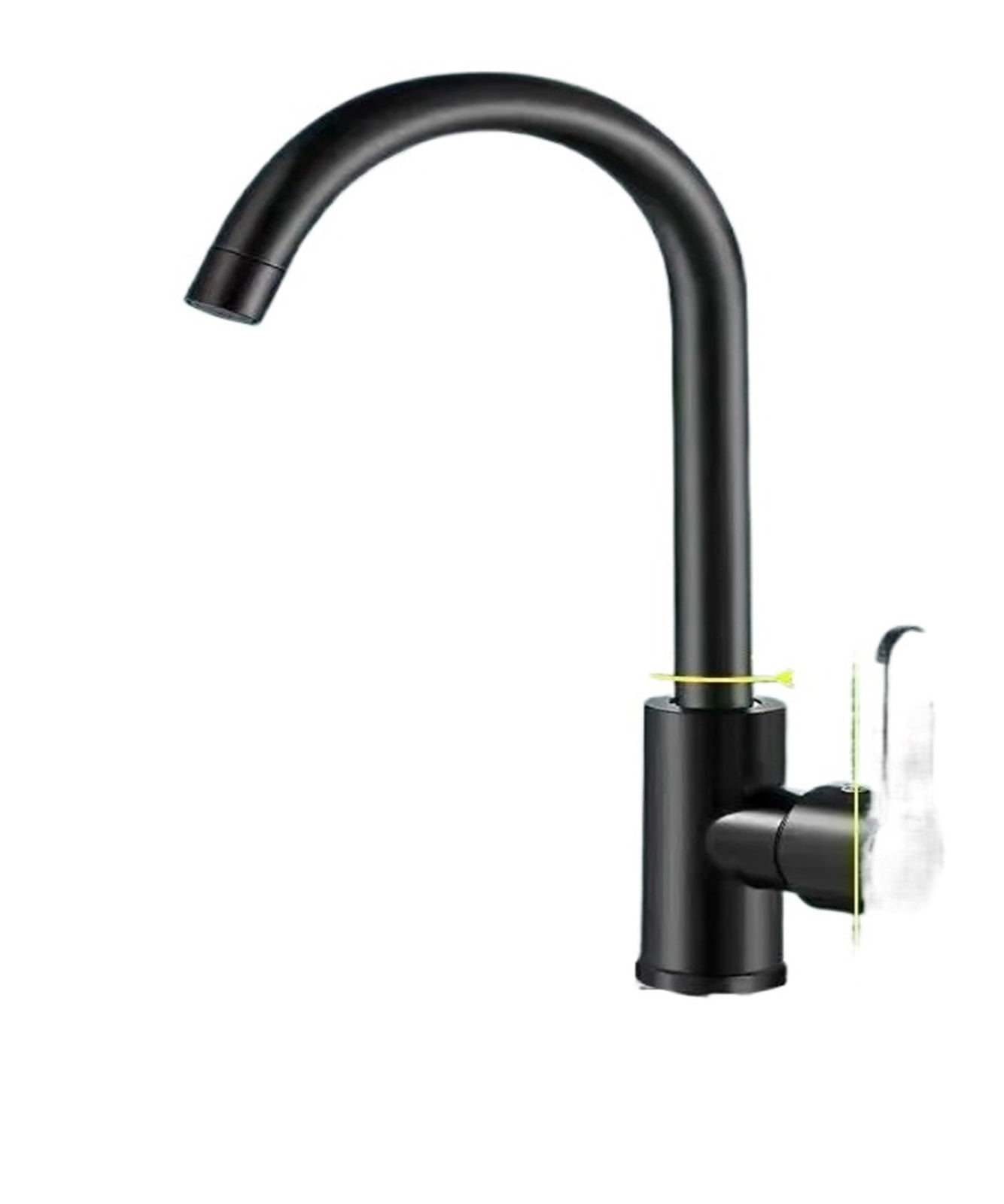 360° Rotating Splash Proof Basin Faucet, Hot Cold Water Sink Mixer ...