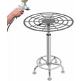 360° Rotating Spray Paint Rack, 23.6-31.5in Height Adjustable Stable ...