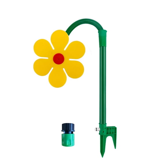 360° Rotating Sprinkler, Crazy Daisy Flower Water Sprayer for Lawn Yard ...