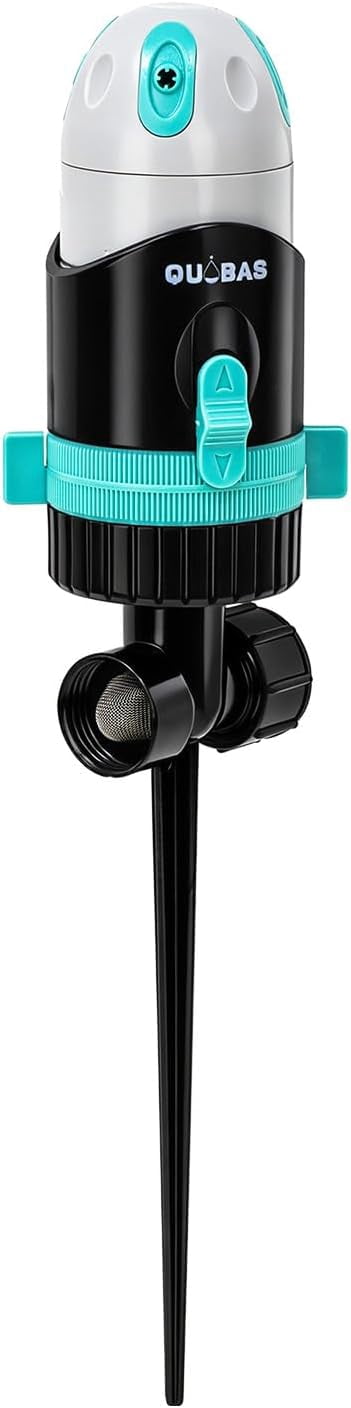 360° Rotating Sprinkler for Yard, 4 Spray Modes with Mist & Shower ...