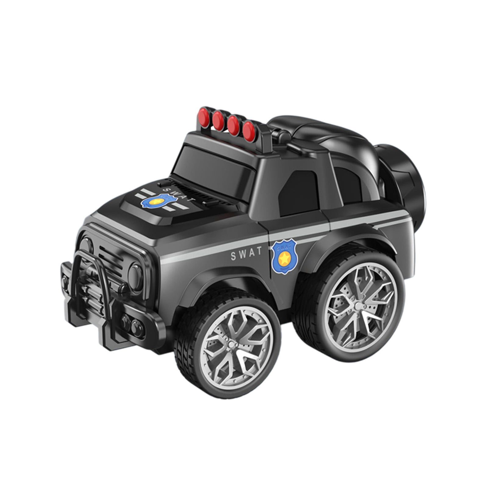 360 Rotating Stunt Car, Push Activated Toy Vehicle, Friction Powered ...