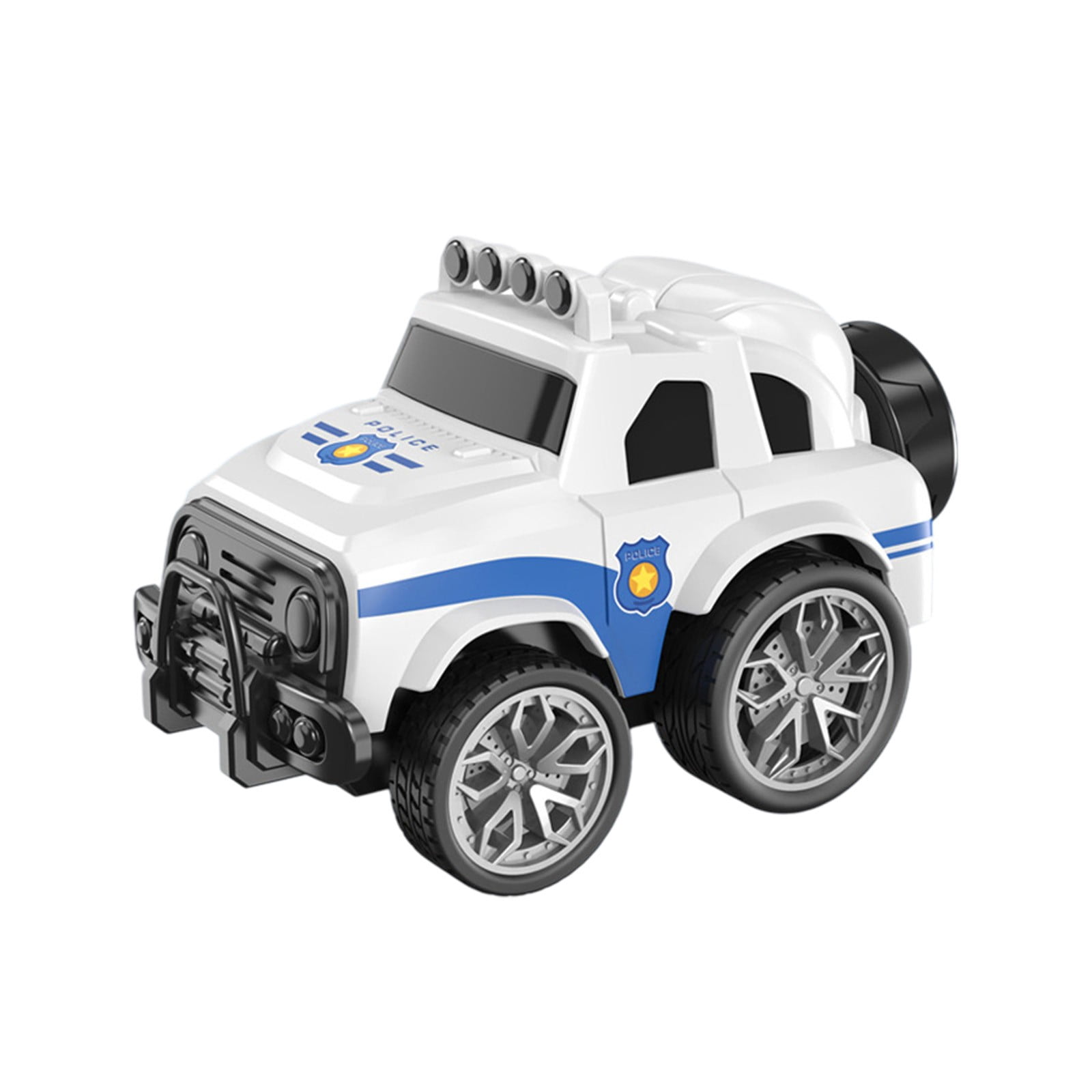 360° Rotating Stunt Police Car Toy – Inertia Off-Road Vehicle for Kids ...