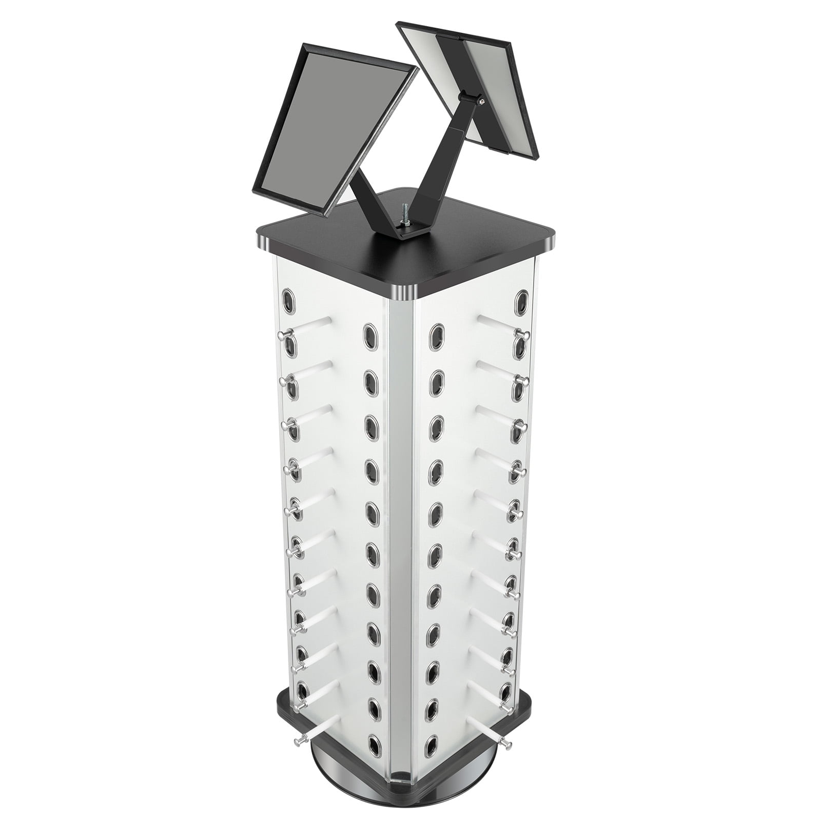 360 ° Rotating Sunglasses Display Stand 44 Pairs of Glasses Storage ...