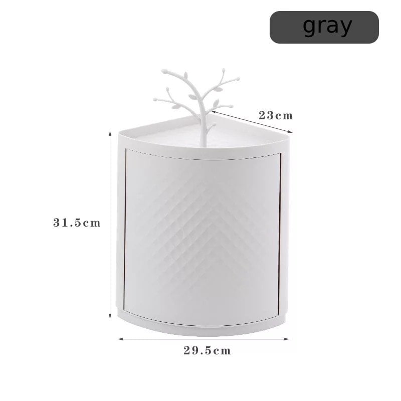 360°Rotating Triangle Rotating Theme Corner Cabinet Kitchen Wall ...