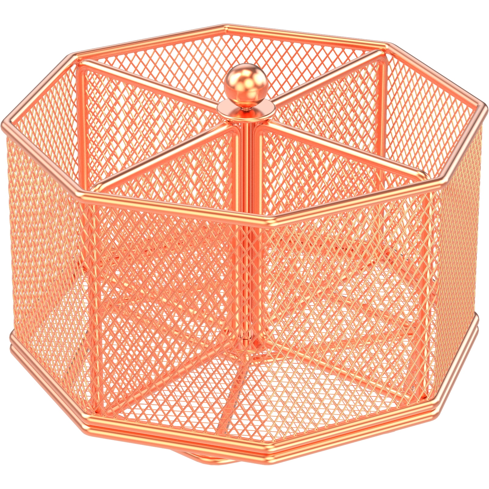 360° Rotating Utensil Caddy 4 Compartment Kitchen Utensil Holder Metal ...